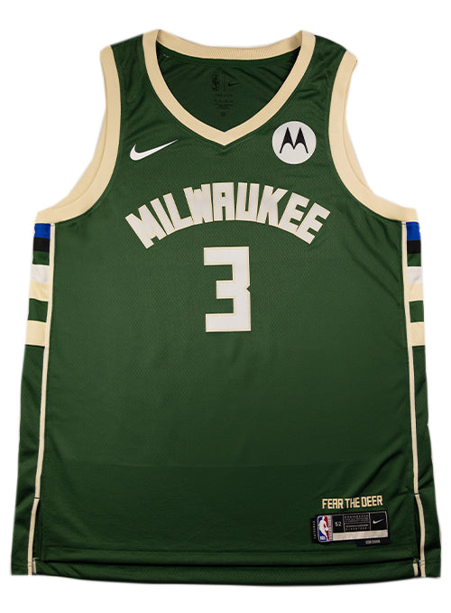 Authentic Signed Nike Icon Edition Marjon Beauchamp Milwaukee Bucks Sw ...