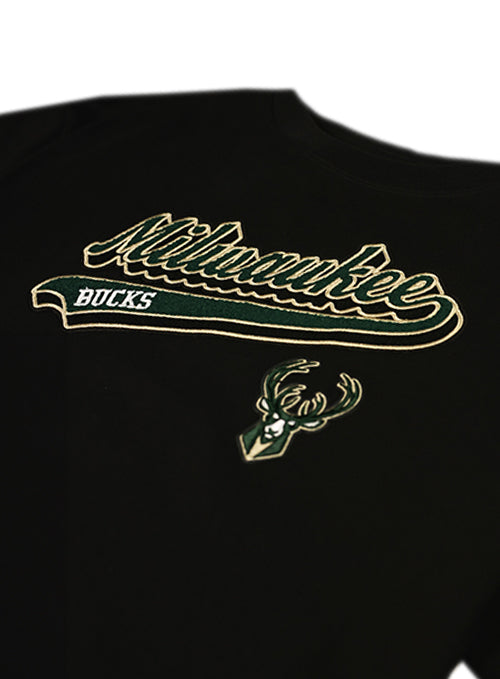 Women's Pro Standard Script Tail Milwaukee Bucks T-Shirt | Bucks Pro Shop